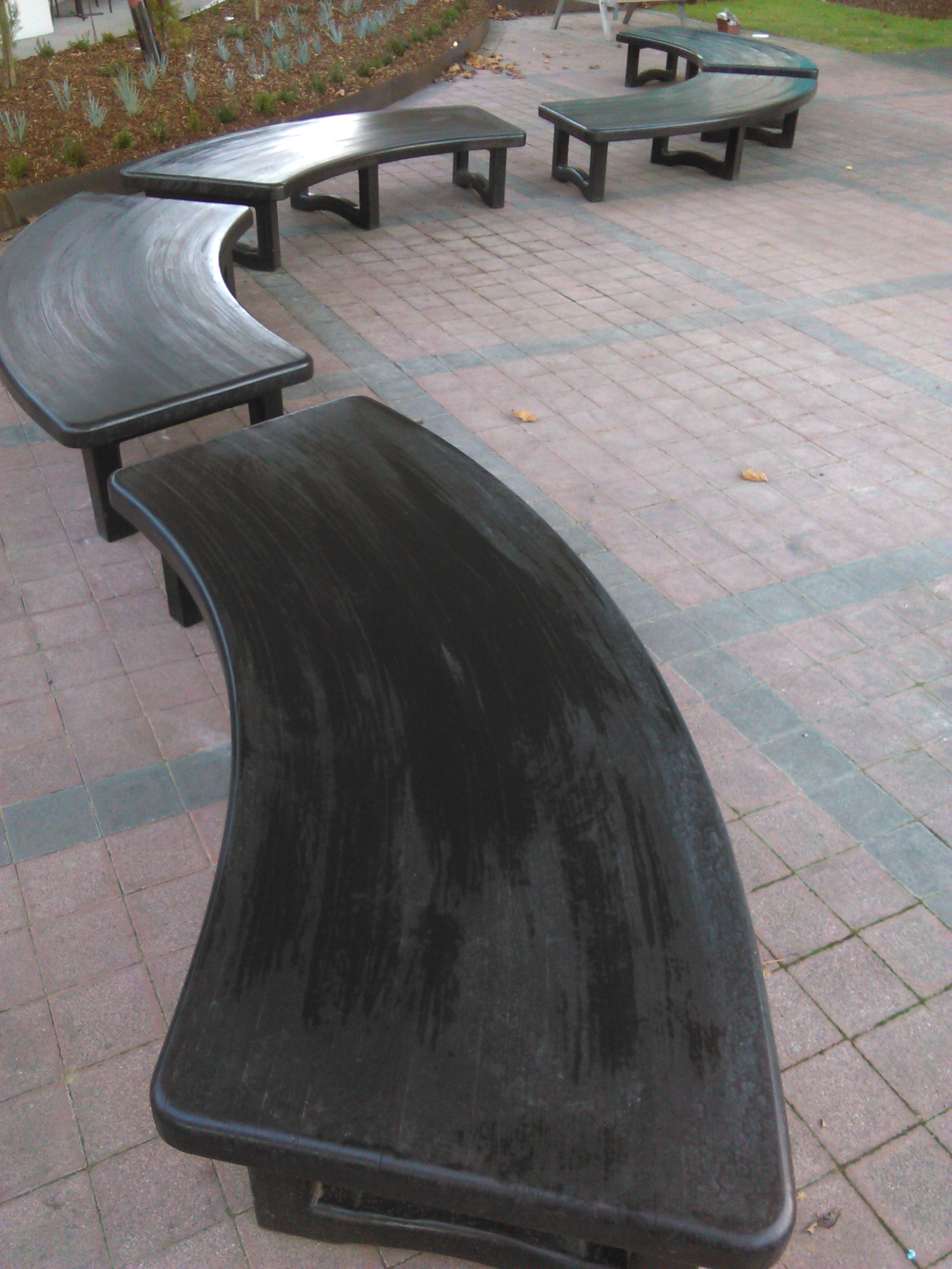 utas-newnham-staff-area-benches – Curved Wood Creations – Kim Clark